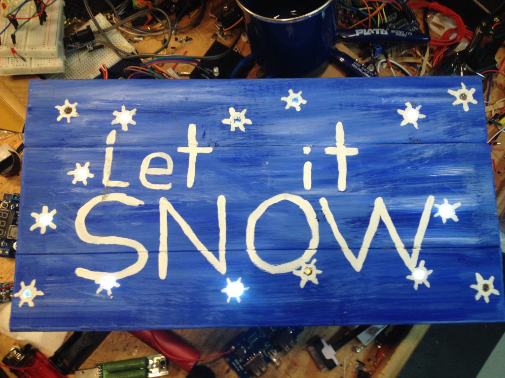 Cheap DIY Flashing LED Wooden Signs - A2D Electronics