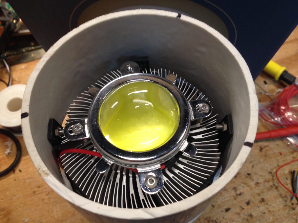 100W LED Flashlight in a PVC Pipe - A2D Electronics
