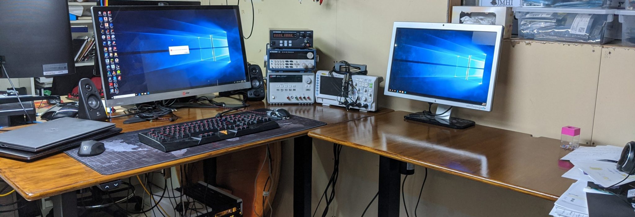 Standing Desks from Frame kit and Plywood - A2D Electronics